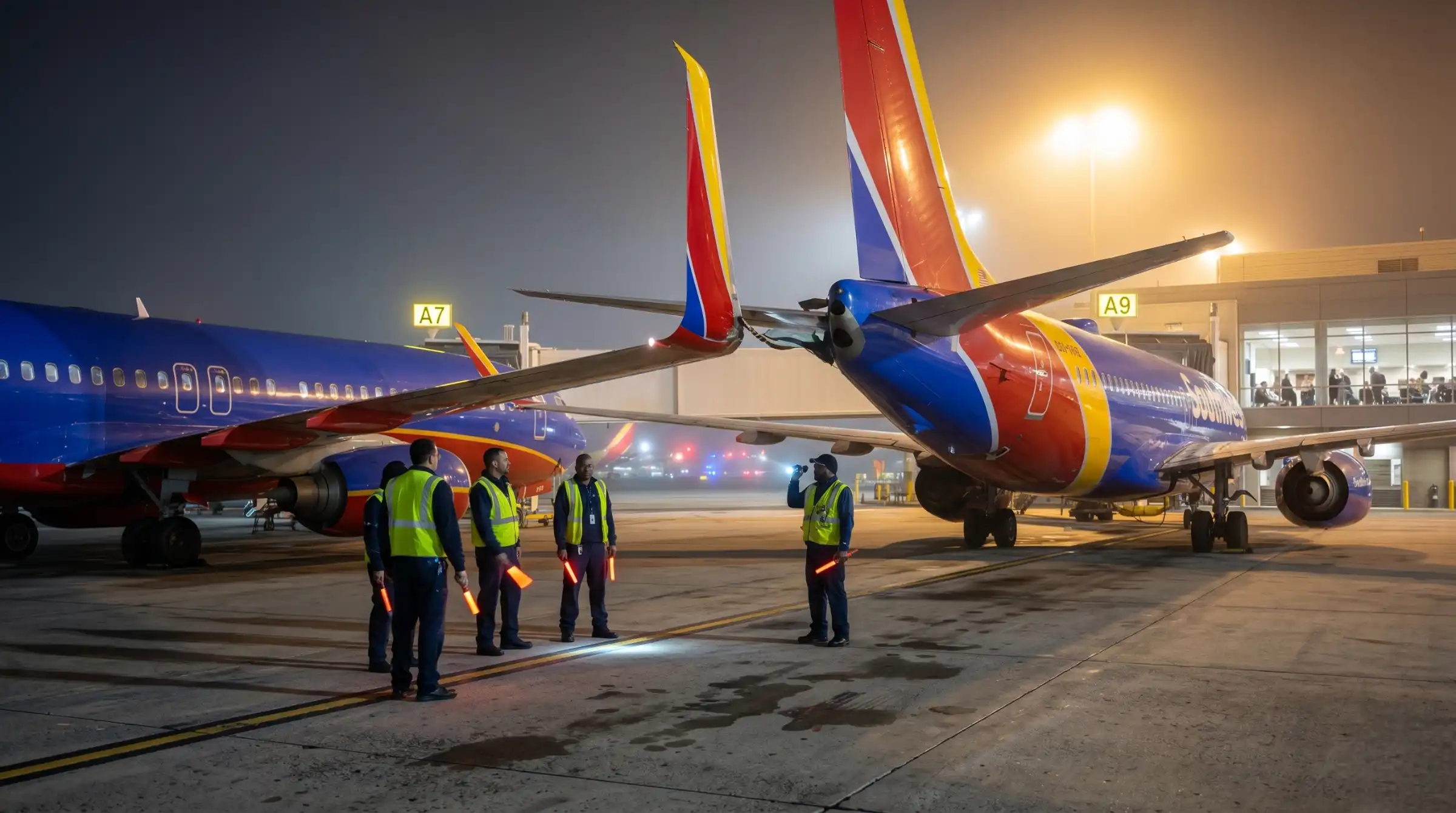Why Southwest Planes Clipped Wings at BWI: The "Uncontrolled Ramp ...
