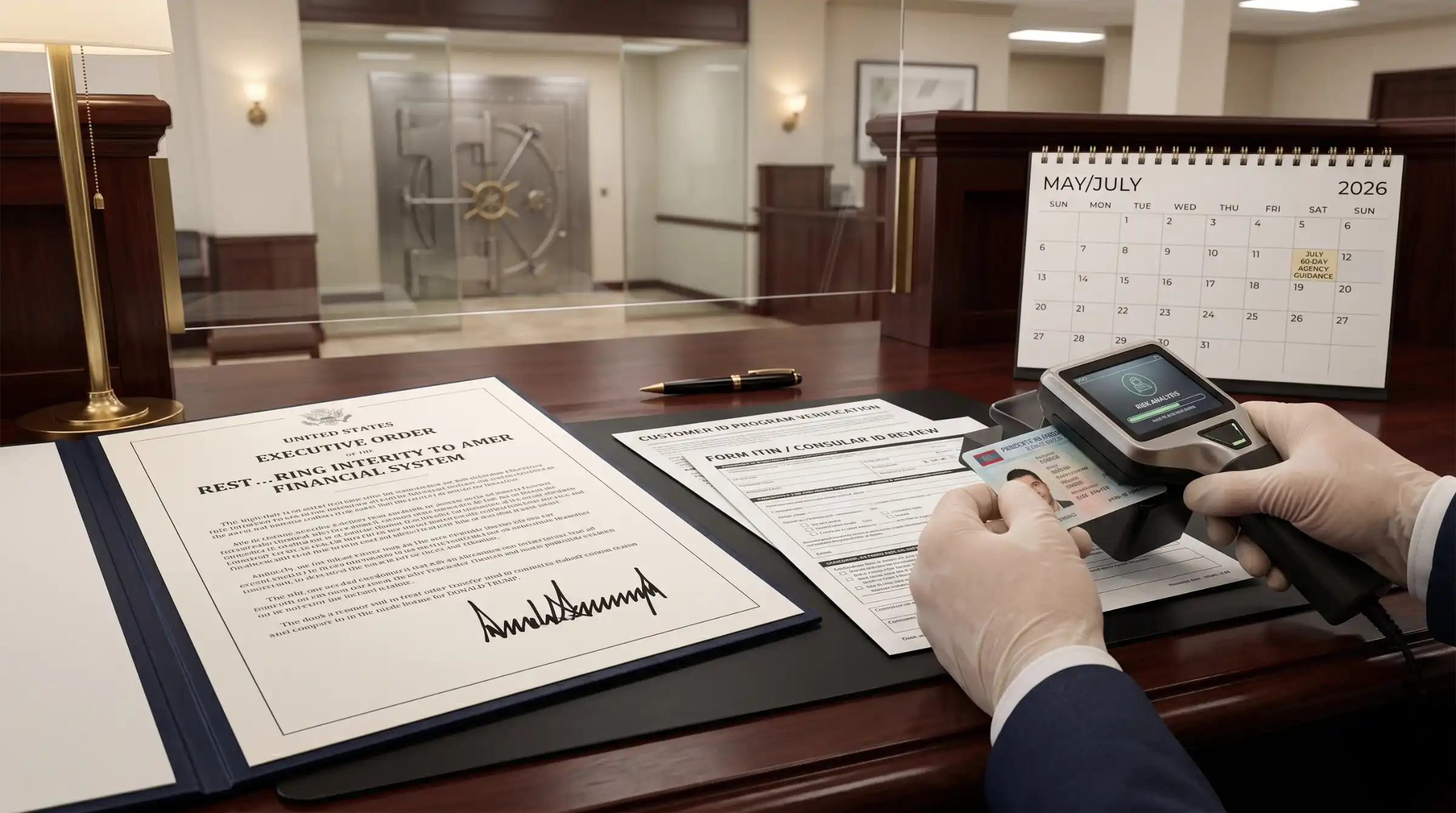 Trump Banking Immigration Status Order: Are Accounts Safe? - The Wide Read